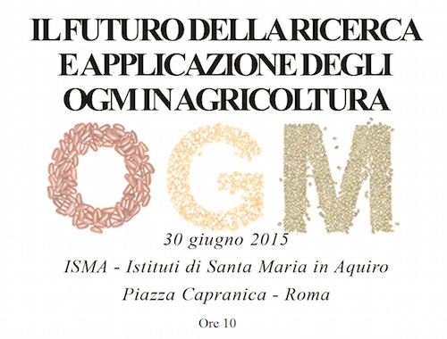 Il futuro della ricerca e applicazione degli OGM in agricoltura - Convegno M5S - Parlamentari ...